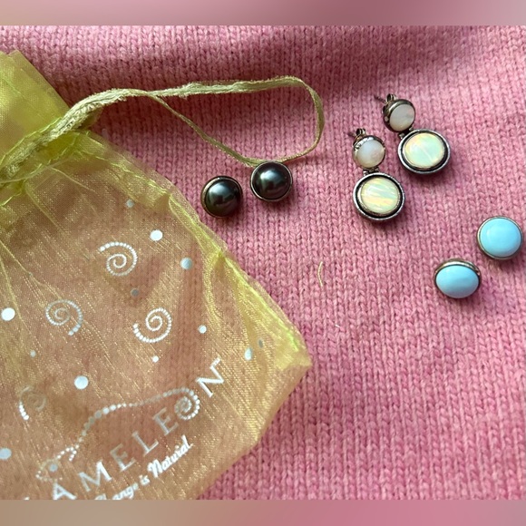 Kameleon | Jewelry | Kameleon Sterling Silver Jewelpop Dangle Earrings ...